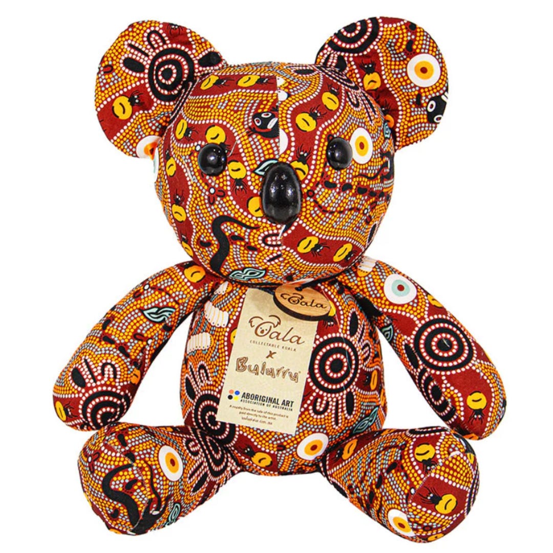 Koala Soft Toy, 29cm - Aboriginal Art - Bush Tucker Tan - Australia ...