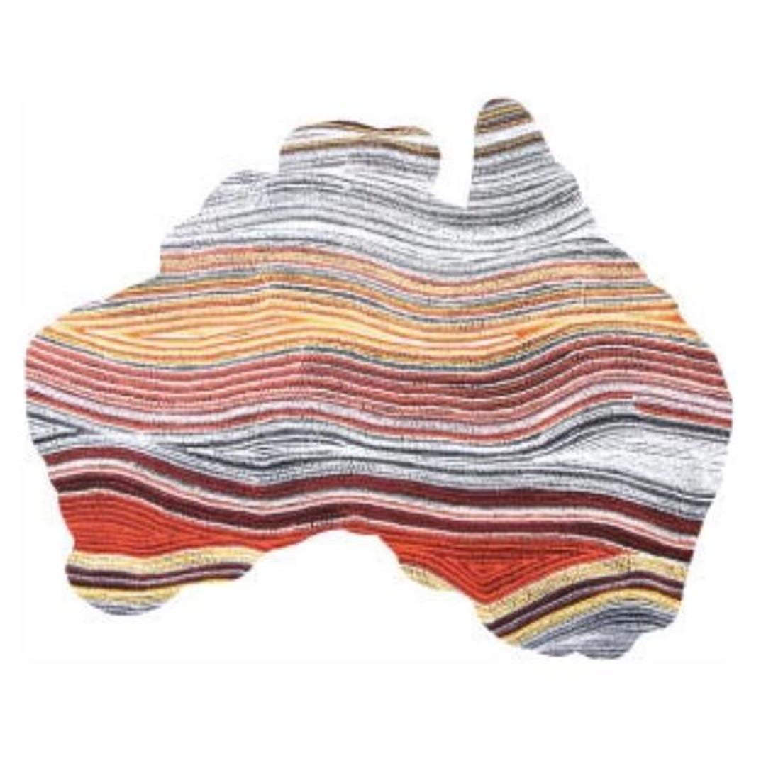 Aboriginal Fridge Magnet - Map of Australia - Made in Australia ...