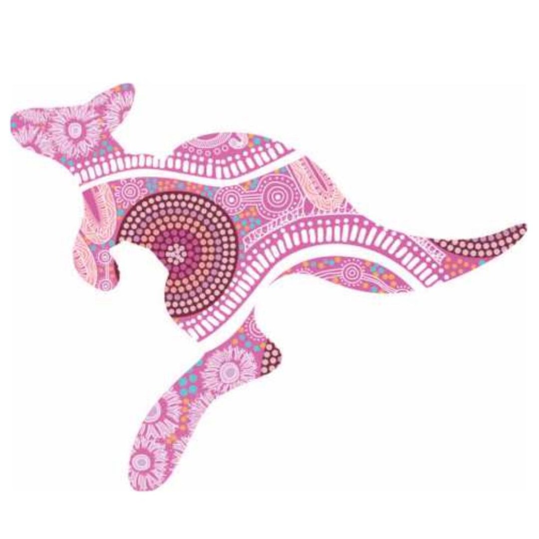 Aboriginal Fridge Magnet - Kangaroo - Made in Australia - Flexi - Women ...