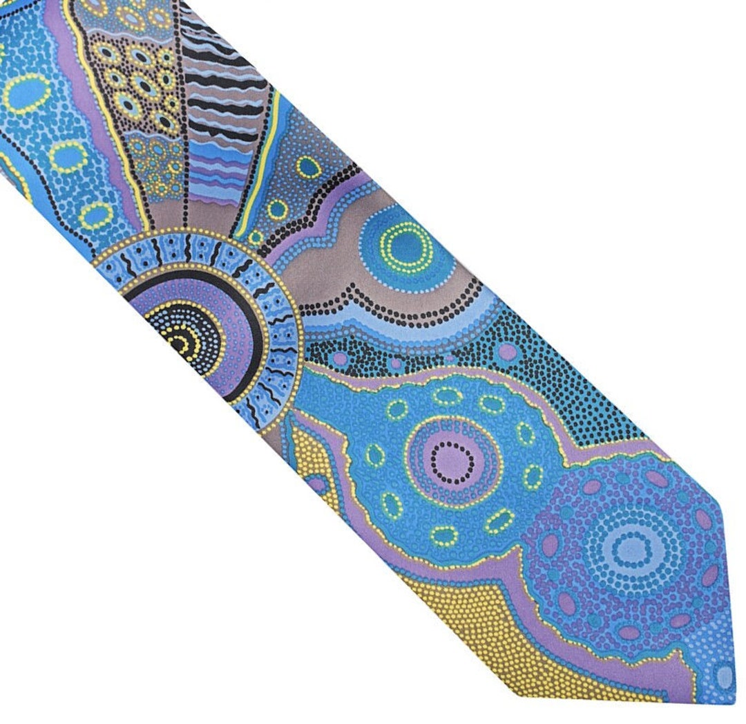 Aboriginal Tie, Men's Tie, Suit Tie Australian Made Kangaroo Story ...
