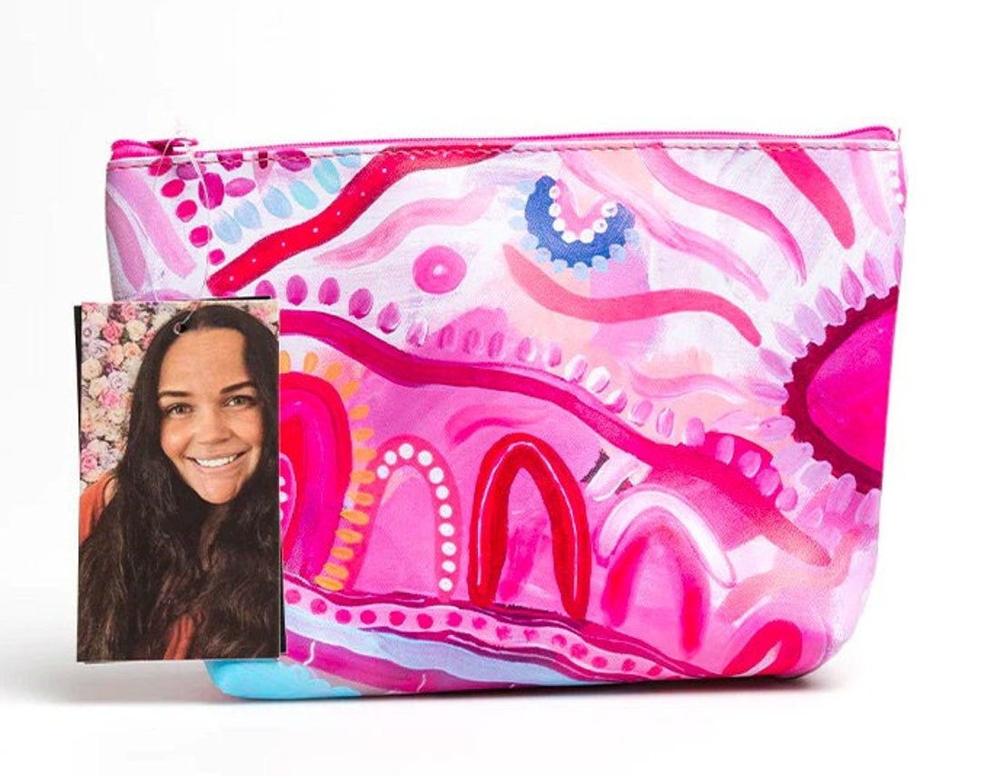 Aboriginal Utility Case, Pencil Case, Makeup Bag the Future is Bright ...