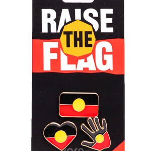 Aboriginal Flag Lapel Pins, 3-pack - Australia, Indigenous, Souvenir ...