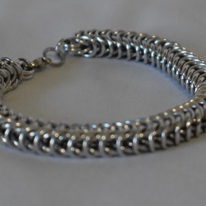 Handcrafted Box Weave Chainmail Bracelet - Etsy