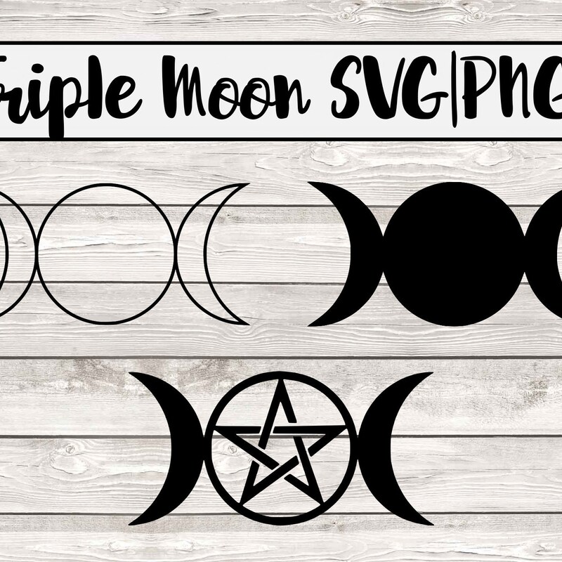 Triple Goddess Svg - Etsy