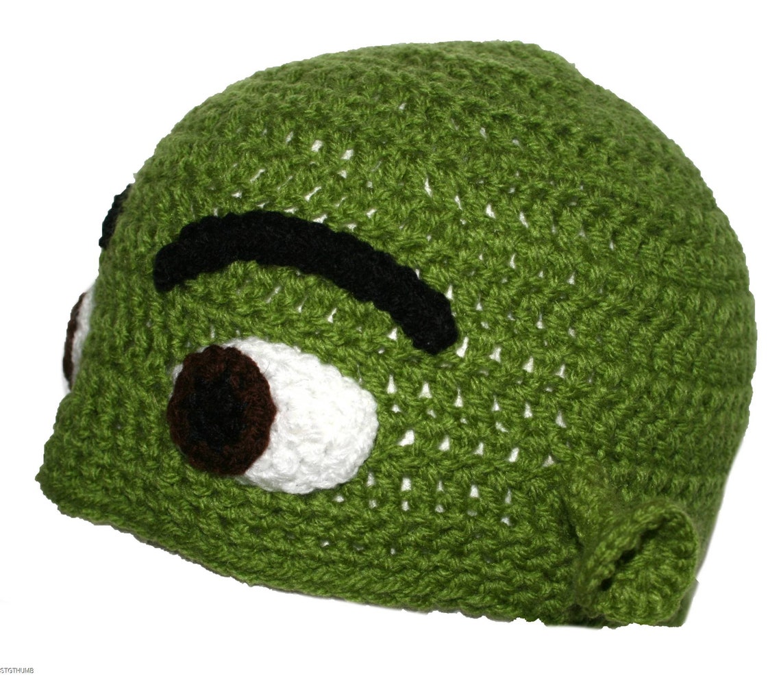 Hand Crocheted Shrek Inspired Hat HH 042 - Etsy