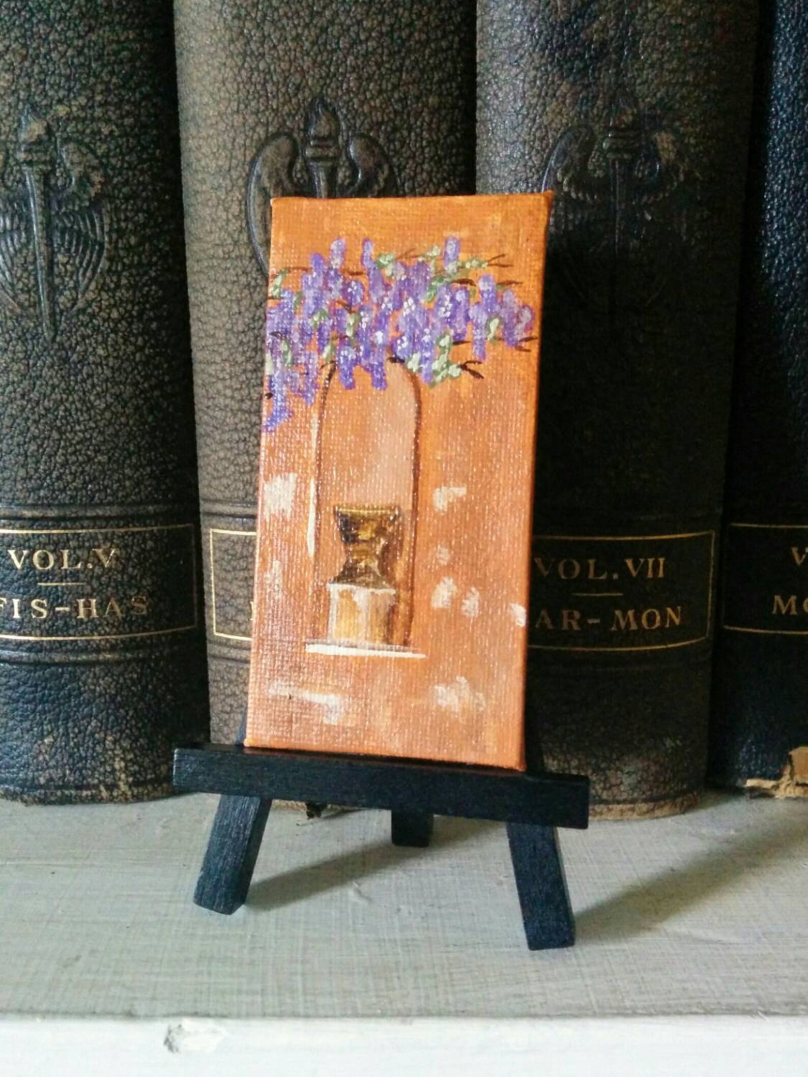 The Secret Alcove Under the Wisteria Painting. Free Easel and - Etsy