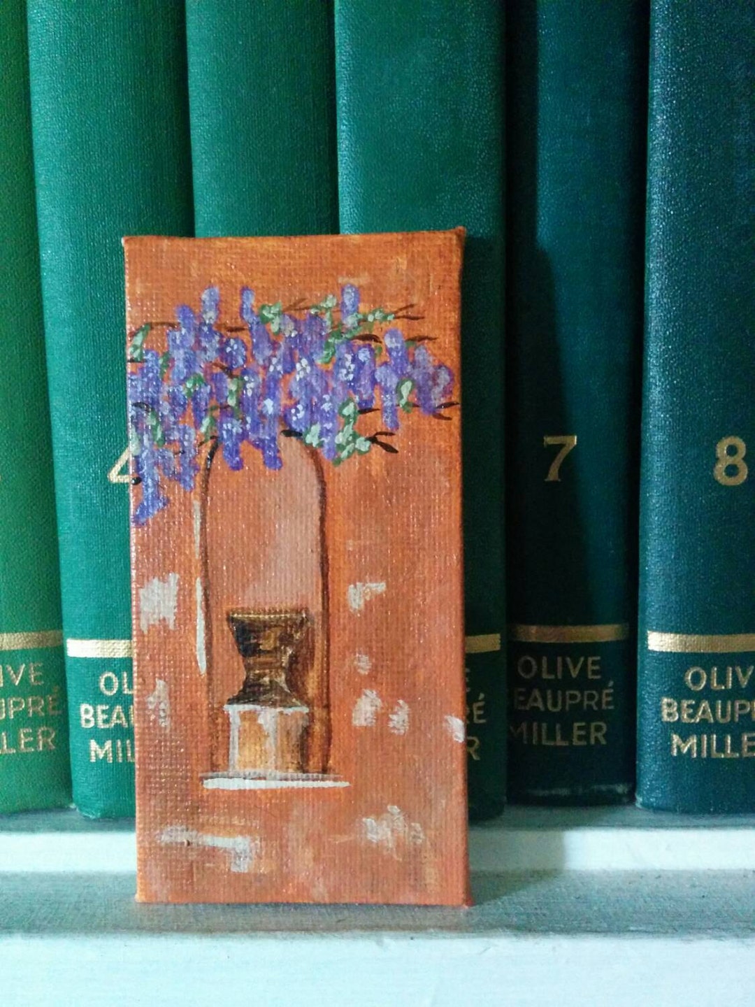 The Secret Alcove Under the Wisteria Painting. Free Easel and Shipping ...