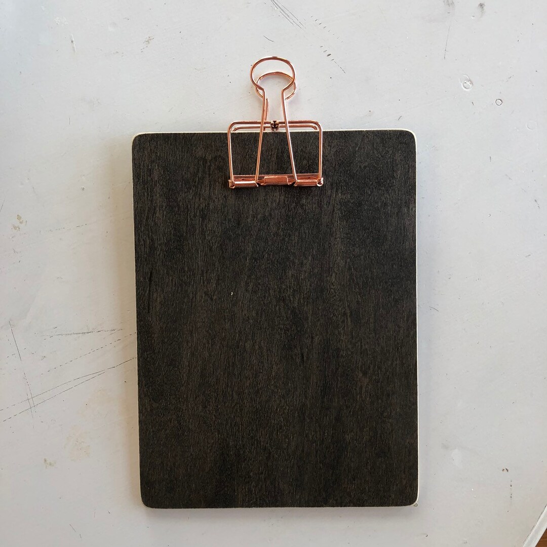 Real Wood Clipboards, BLACK COPPER, Restaurant Menus, Wedding and ...