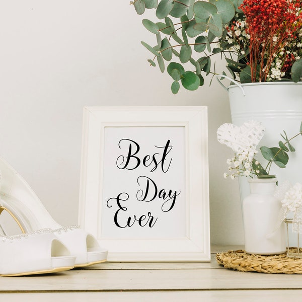 Best Day Ever Sign - Etsy