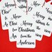 Custom Gift Tags With Thread - Personalized Gift Tags - Christmas Gift ...