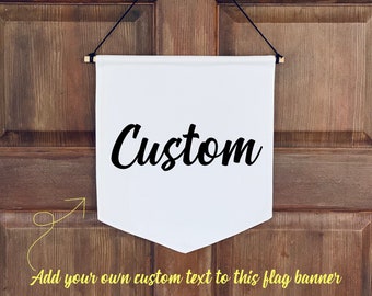 Custom Canvas Flag | Etsy