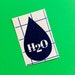 Water Decal h2o Decal Vinyl Decal Water Sticker Water | Etsy