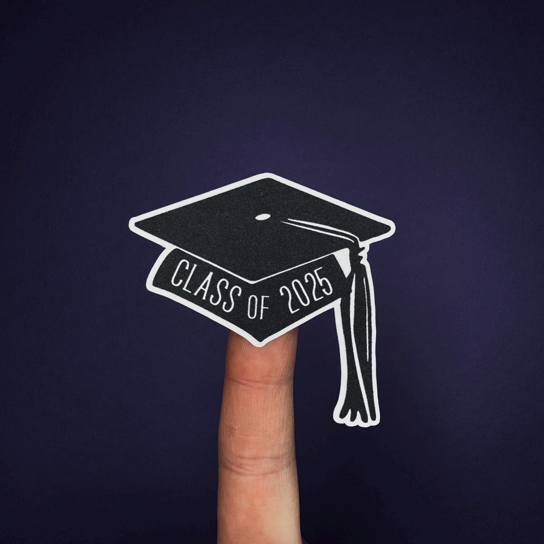 Class of 2025 Graduation Cap Stickers- Graduation Announcement ...