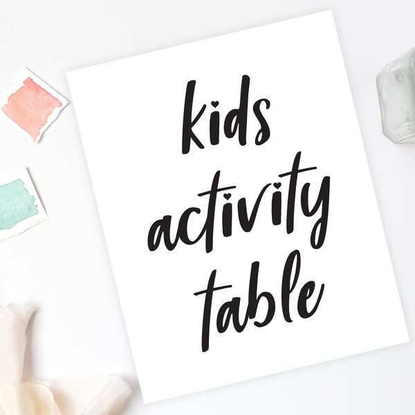 Kids Activity Table - Etsy