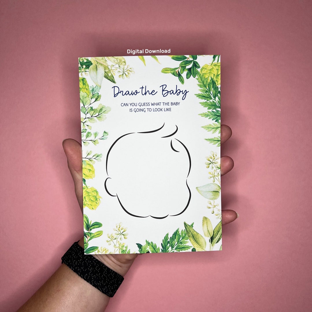 Draw the Baby Game - Baby Shower Games - Guess What the Baby is Going ...