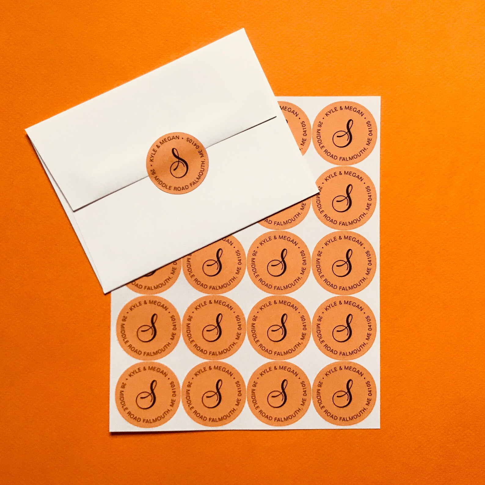 Custom Return Address Stickers Pick Your Color Sticker | Etsy