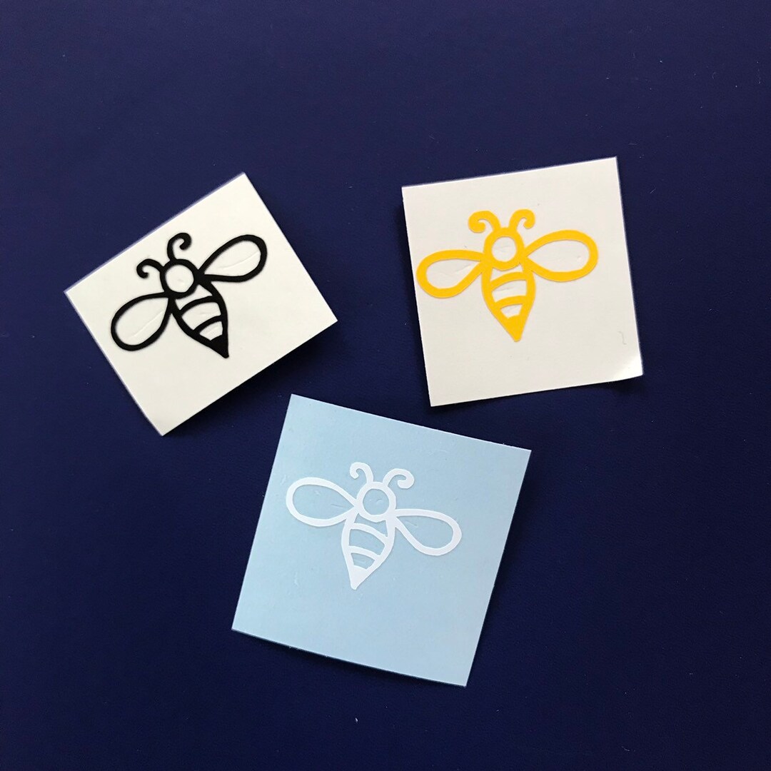 Bee Decal - Vinyl Decal for Car Window and Other Surface Areas ...