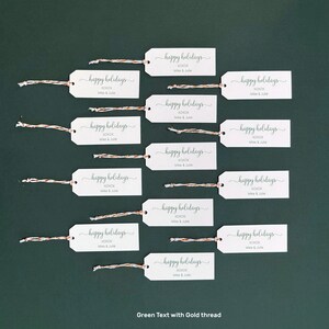 Personalized Gift Tags - Custom Gift Tags - Narrow Gift Tags ...