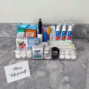 Wedding Bathroom Amenity Trays - New Multi-level Trays - Super Deluxe ...