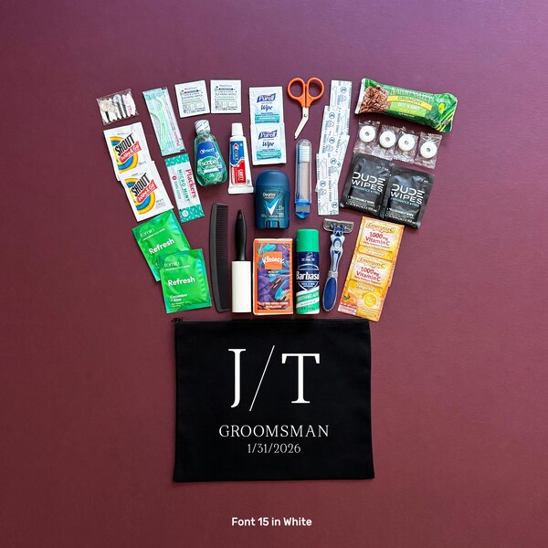 Grooms Survival Kit - Etsy