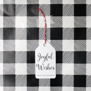 Custom Gift Tags With Thread Personalized Gift Tags | Etsy