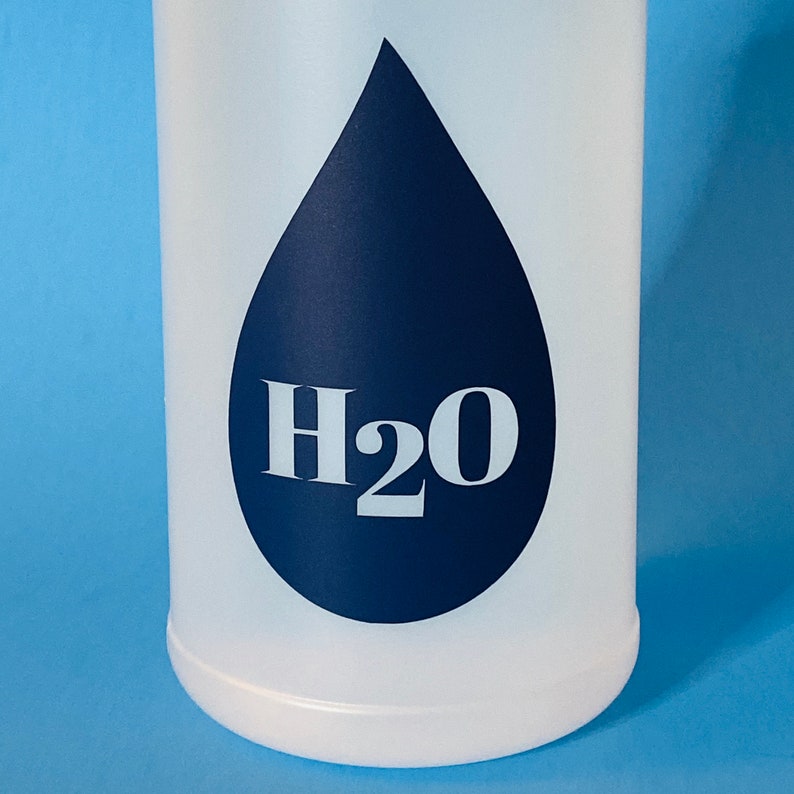 Water Decal H2o Decal Vinyl Decal Water Sticker Water - Etsy