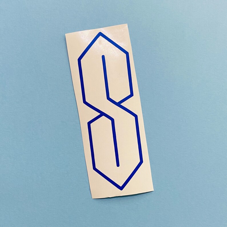 Cool S - Super S - 90s S - S Decal - Vinyl Decal for Car Window and ...