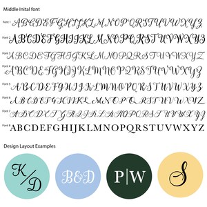 Custom Initials Stickers Pick Your Color Letter Stickers - Etsy