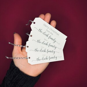 Personalized Gift Tags - Custom Gift Tags - Narrow Gift Tags ...