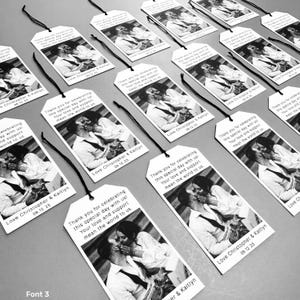 Personalized Photo Gift Tags With Thread - Customizable Gift Tags ...