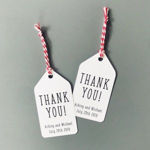 Custom Gift Tags With Thread Personalized Gift Tags - Etsy