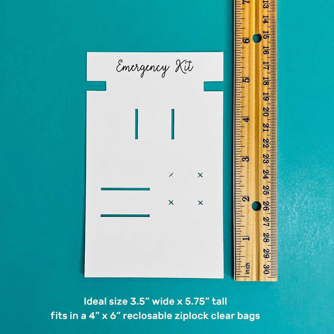 Emergency Kit Paper Design Print at Home or Use on Cricut | Etsy