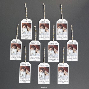 Personalized Photo Gift Tags With Thread - Customizable Gift Tags ...