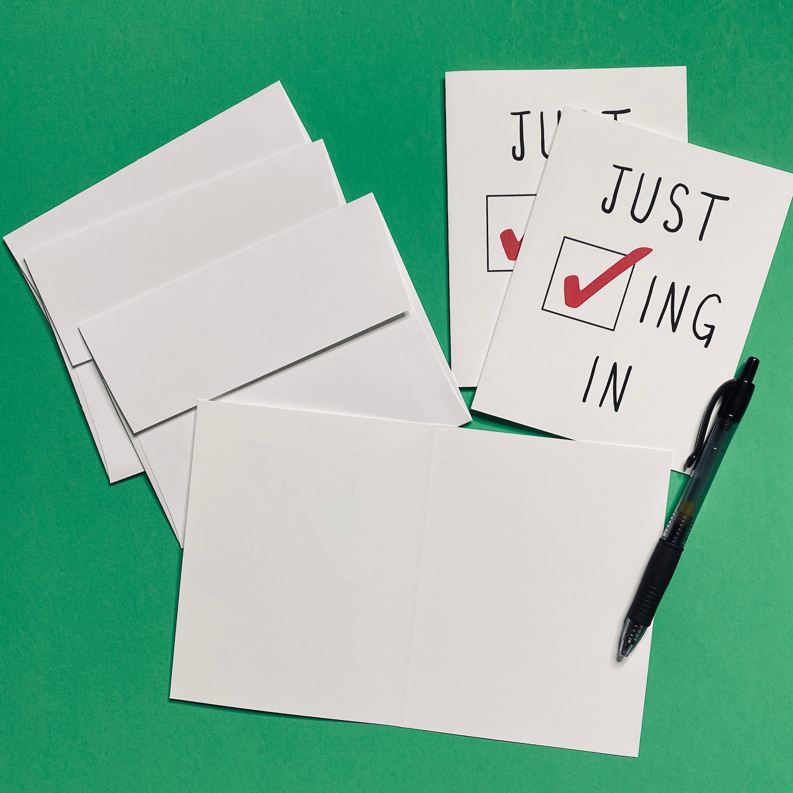 Just Checking in Card Greeting Card Missing You Card | Etsy