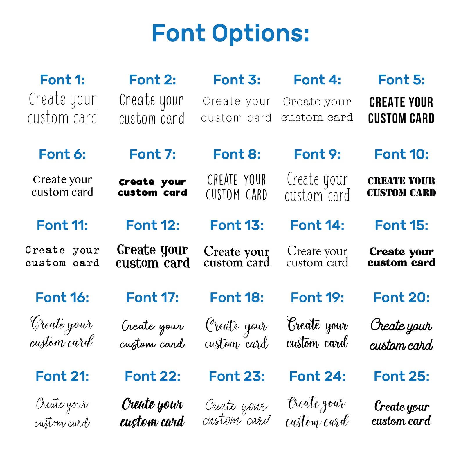 Create Your Own Custom Card Personalized Card Custom - Etsy