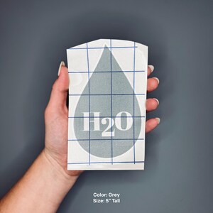 Water Decal - H2o Decal - Vinyl Decal - Water Sticker - Water Drop ...