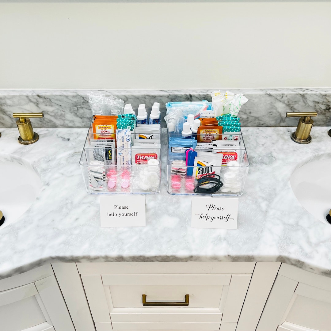 Wedding Bathroom Trays Super Deluxe His and Hers Wedding Bathroom Large ...