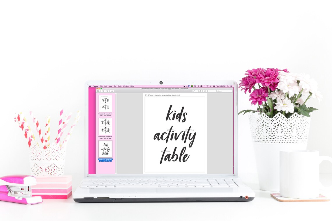 Kids activity table Sign Wedding Decor Kids Table | Etsy