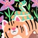 Animal Stack Jungle Version A5 Art Print Cute - Etsy