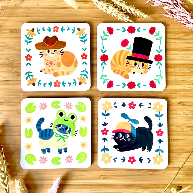 Cute Coasters - Etsy