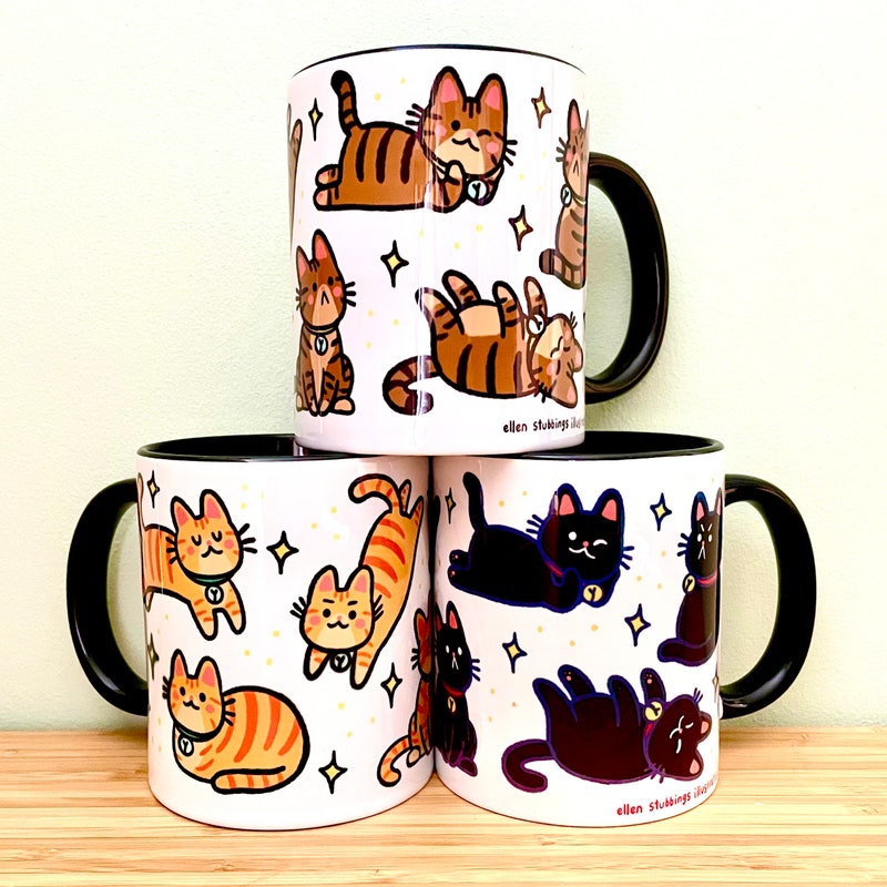 Cat Mug - Etsy