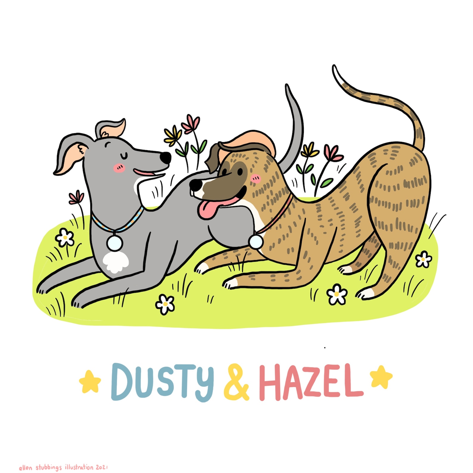 Digital Pet Portrait Cute Custom Animal Drawing Gift Idea - Etsy