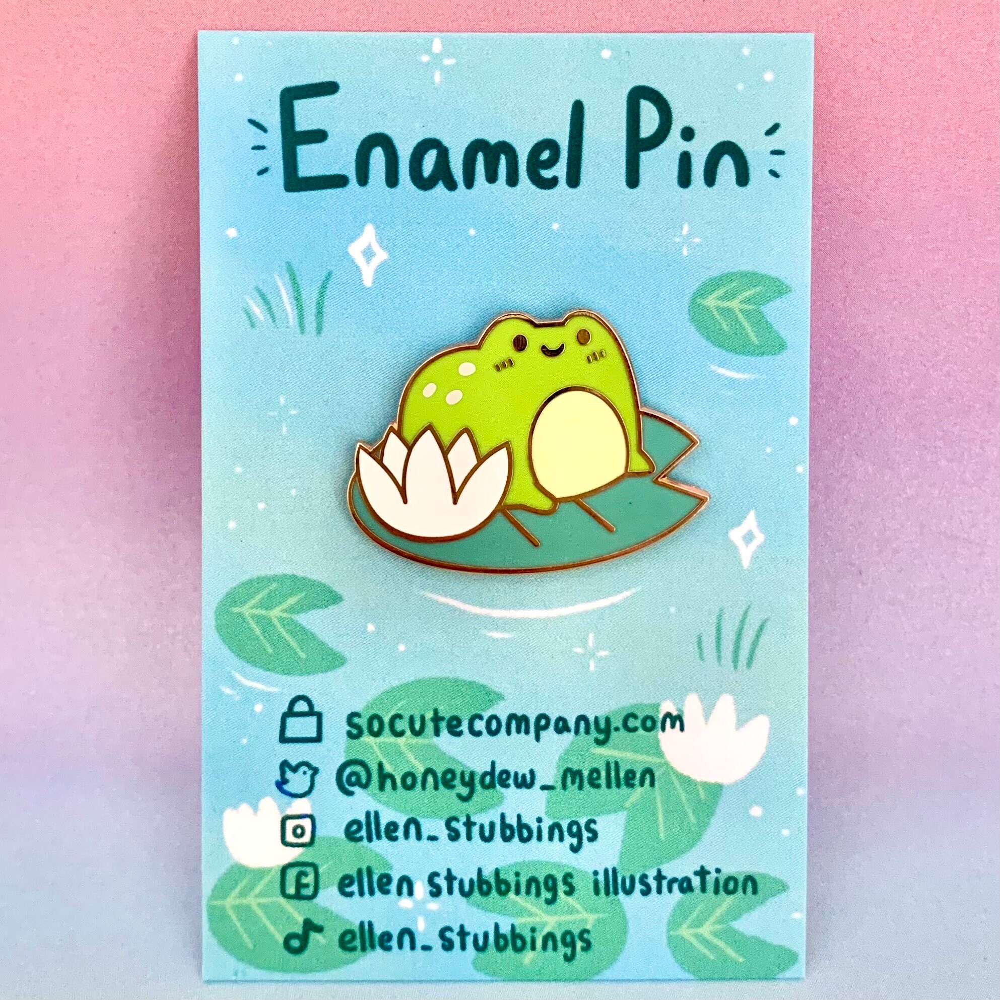 Frog Enamel Pin Cute Frog Toad Screen Printed Lapel Pin Badge - Etsy UK