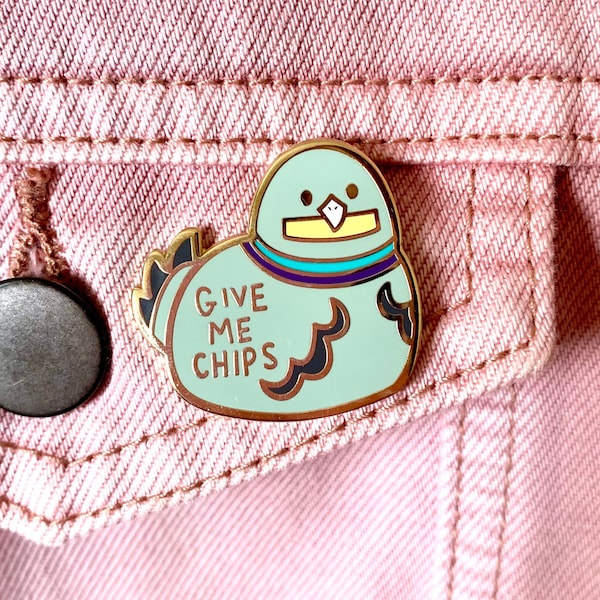 Bird Enamel Pin - Etsy