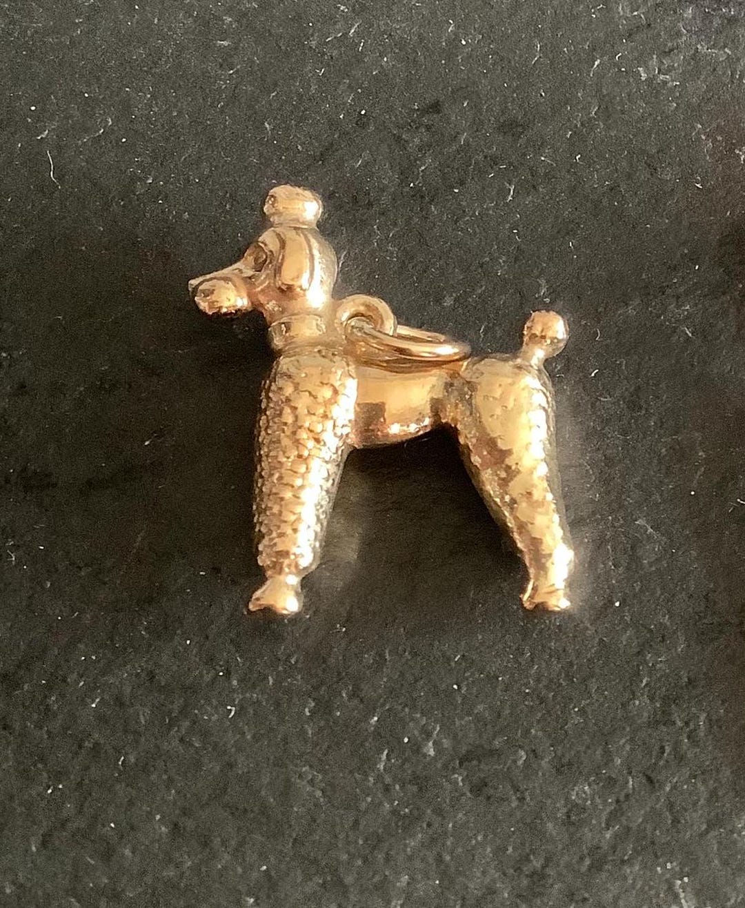 9ct Gold Poodle Charm - Etsy