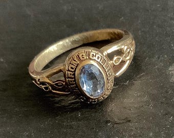 1965 Class Ring 10k Gold Ripon High School "m P" Initials Size 6.75 / N ...