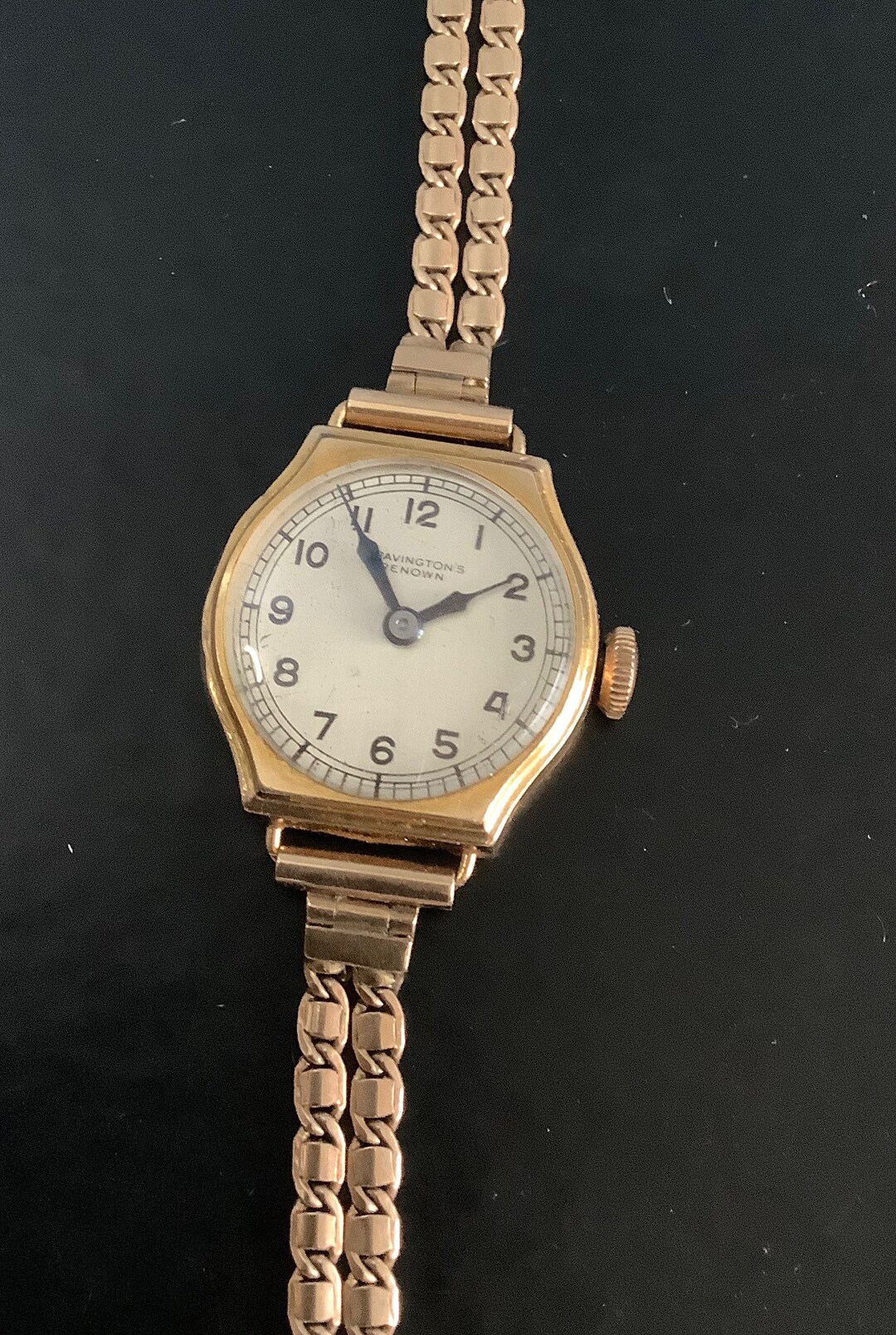 9ct Gold Ladies Watch ,bravingtons - Etsy