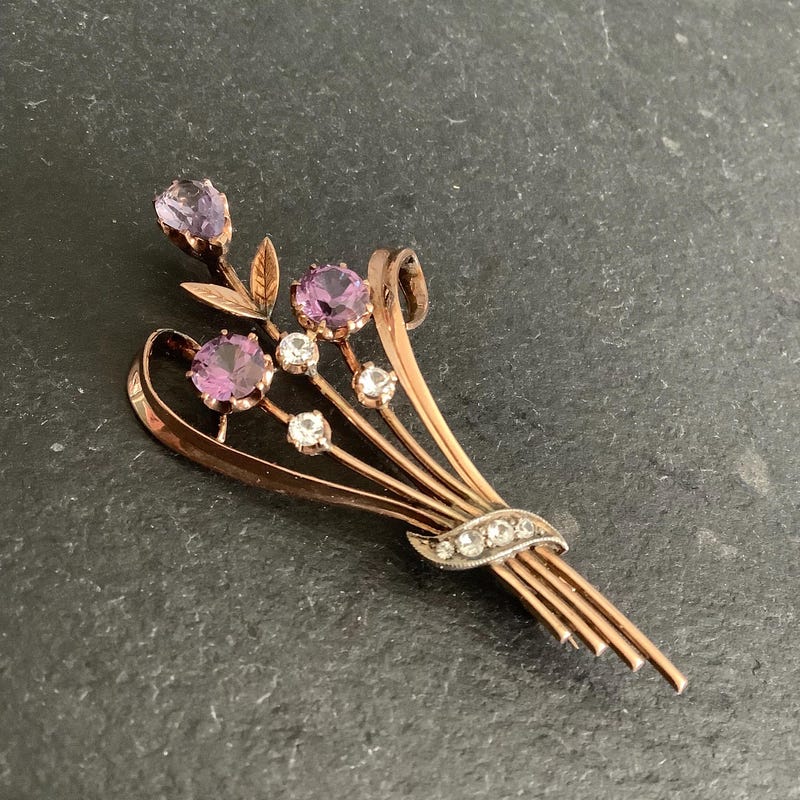 Alexandrite Brooch - Etsy