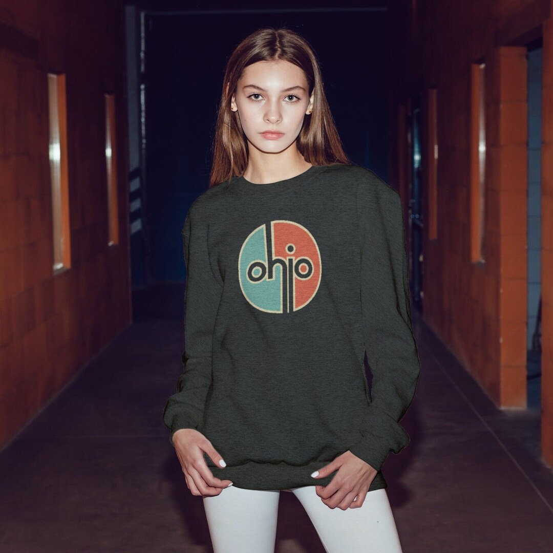 Retro Ohio Columbus Ohio Crew Neck Sweatshirt - Etsy