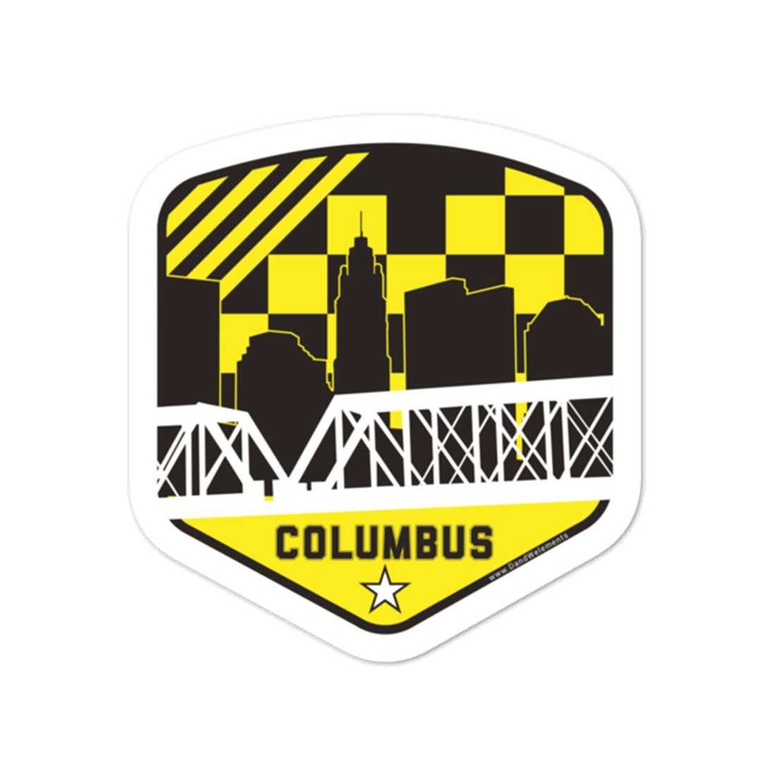 Columbus Ohio Soccer 3in Sticker: Laptop, Water bottle, Bumper Sticker ...